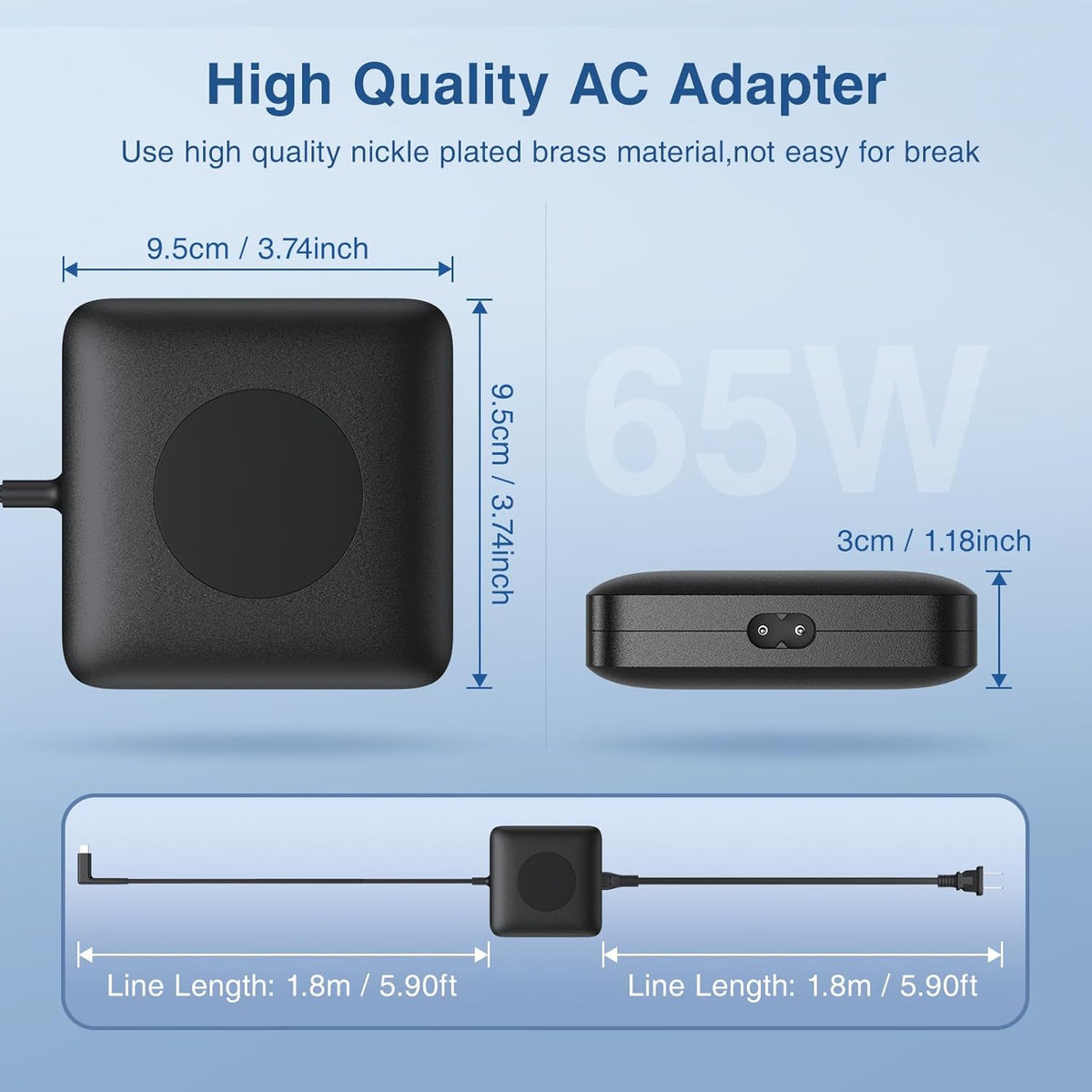 oem peloton power cord Original 65w usb-c