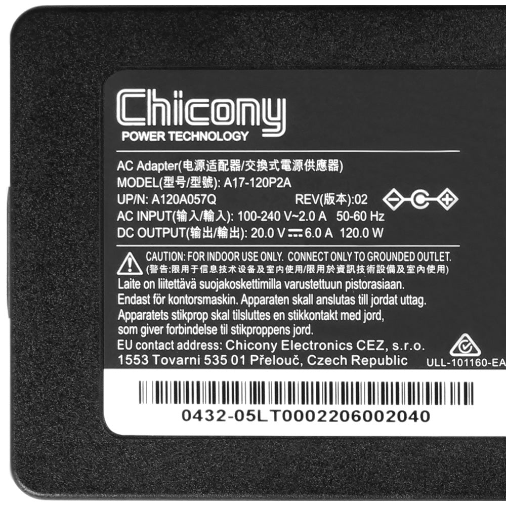 120w Intel NUC 13 Pro Mini PC charger AC adapter power supply