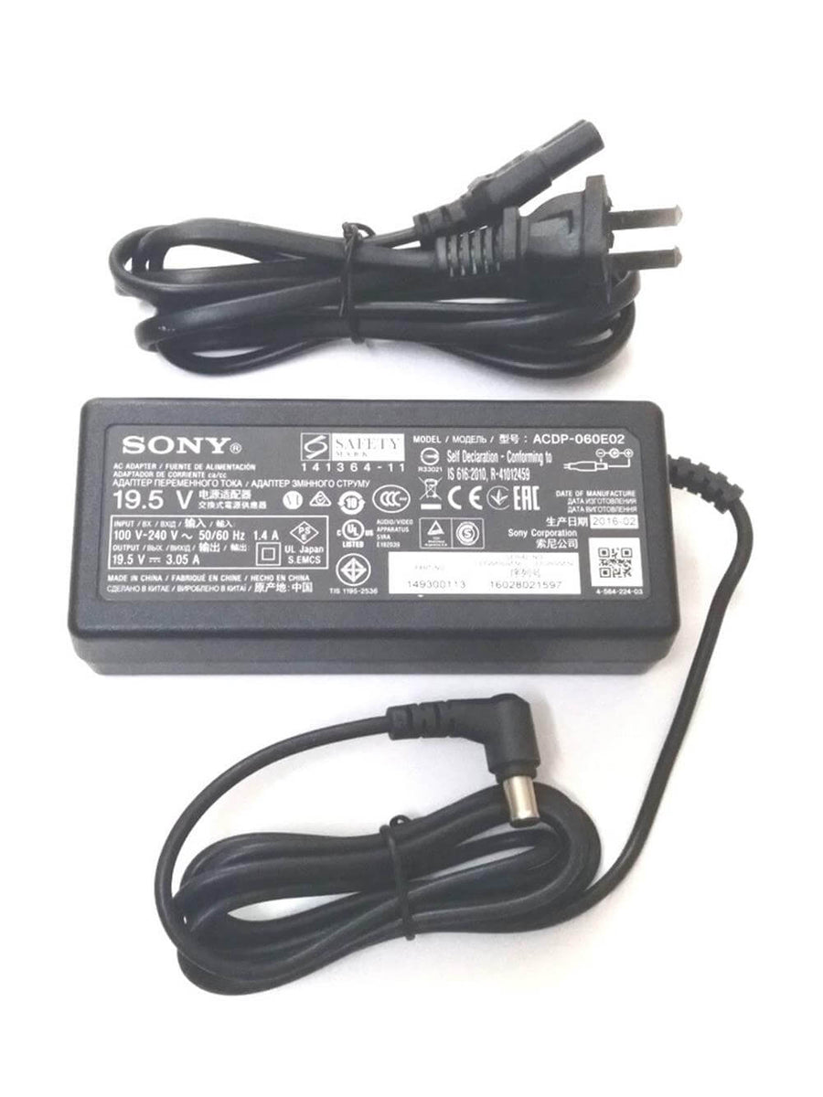 Genuine Max 60W Sony charger for Sony ACDP-060S01 ACDP060S01 19.5V 3 ...
